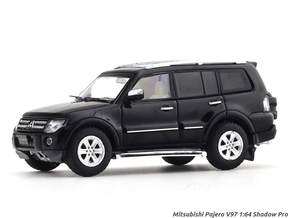 Mitsubishi Pajero V97 black 1:64 Shadow Pro diecast scale model car ...