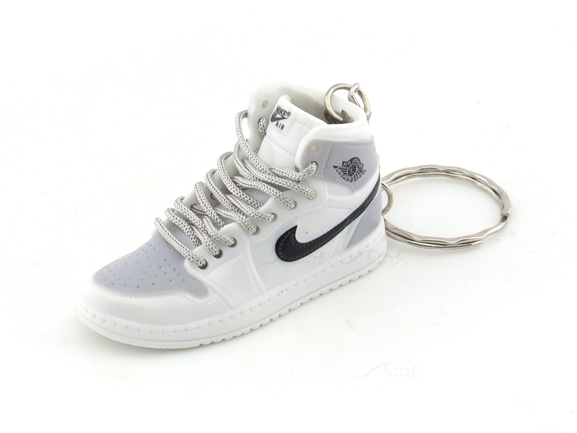 Nike Air White Grey 2 PVC keyring / keychain | Scale Arts India