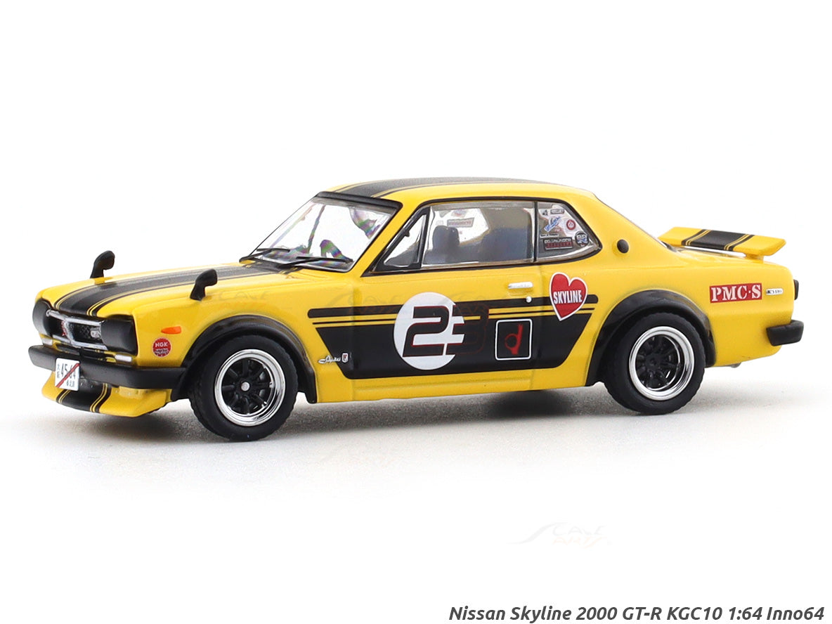 Nissan Skyline 2000 GT-R KGC10 Outlaw 1:64 Inno64 diecast scale model ...