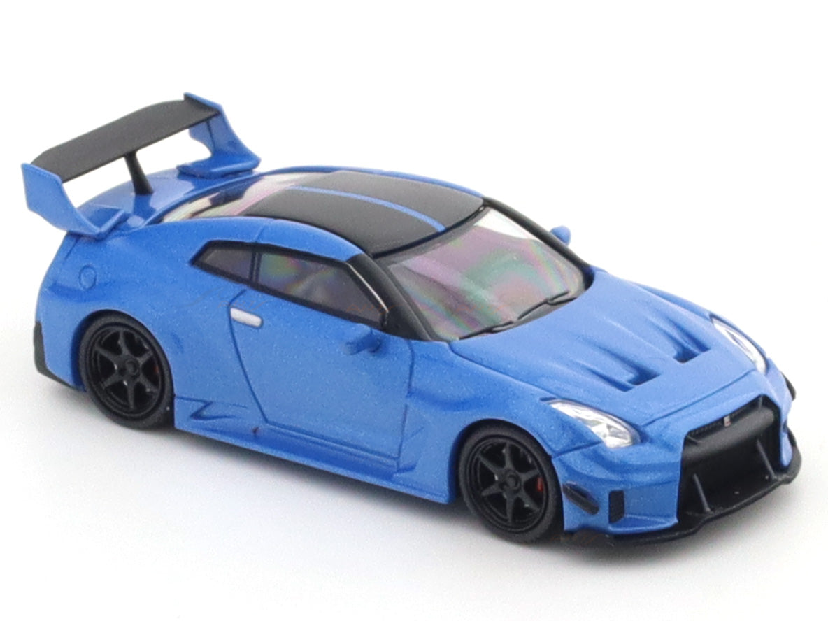 Nissan Skyline GT-R R35 with figure 1:64 Mini Station diecast scale ...