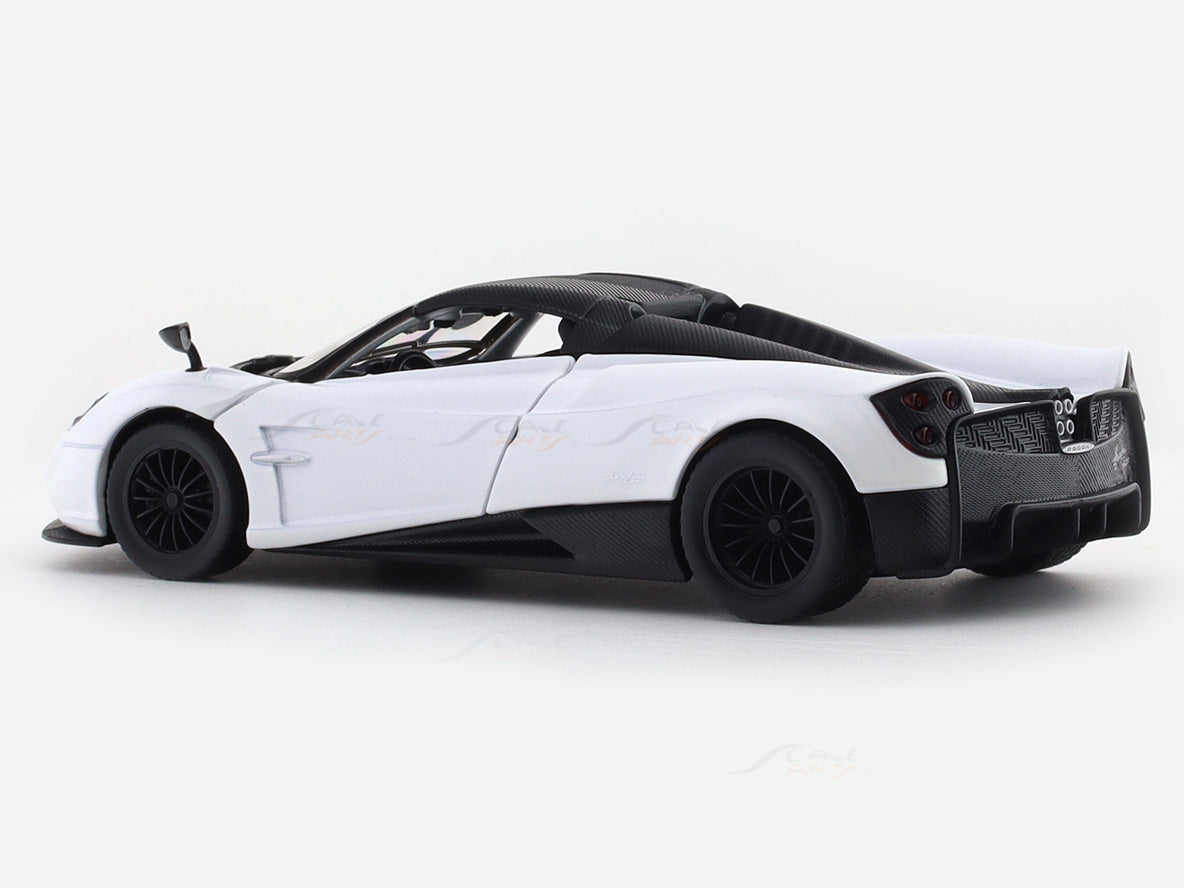 Pagani Huayra White 1:32 MSZ licensed pullback diecast Scale Model car ...