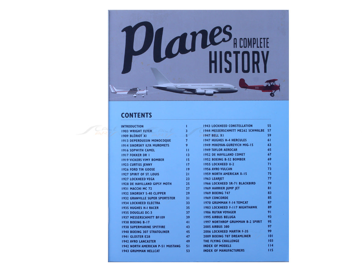 Planes - A complete History : 2 in 1 Book | Scale Arts India
