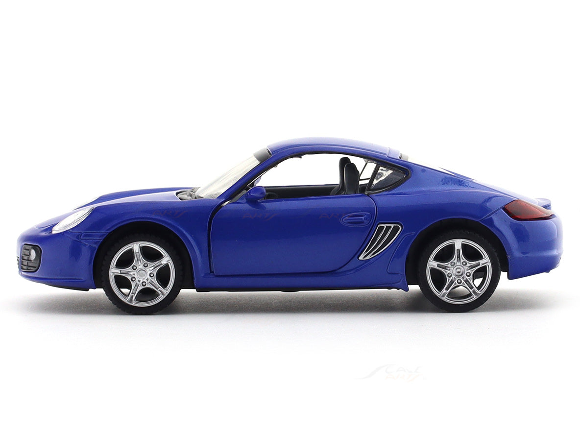 Porsche Cayman S Blue 1:32 MSZ licensed pullback diecast Scale Model ...