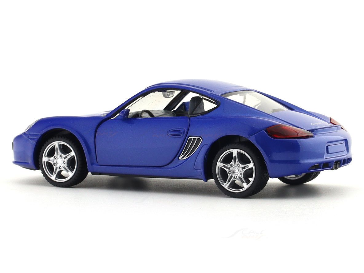 Porsche Cayman S Blue 1:32 MSZ licensed pullback diecast Scale Model ...