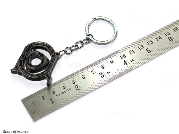 Rotary Engine Block piston Black keyring / keychain | Scale Arts India