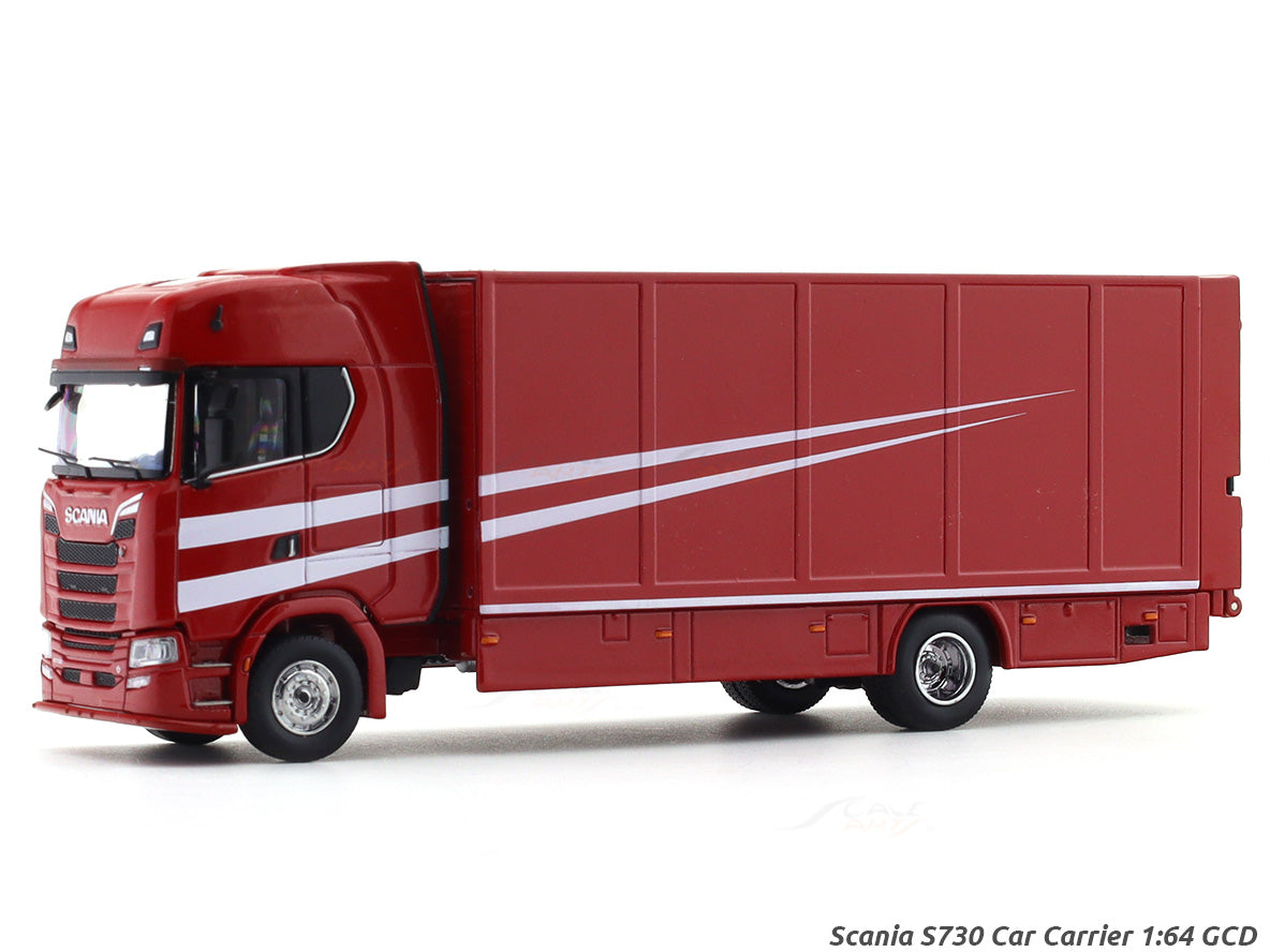 Scania S730 Car Carrier Red 1:64 GCD diecast scale model car miniature ...