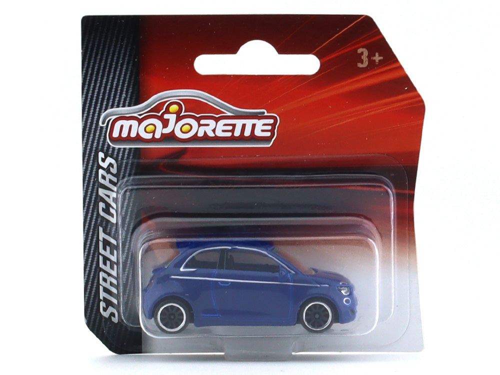 Fiat 500 blue Street cars 1:64 Majorette scale model car | Scale Arts India