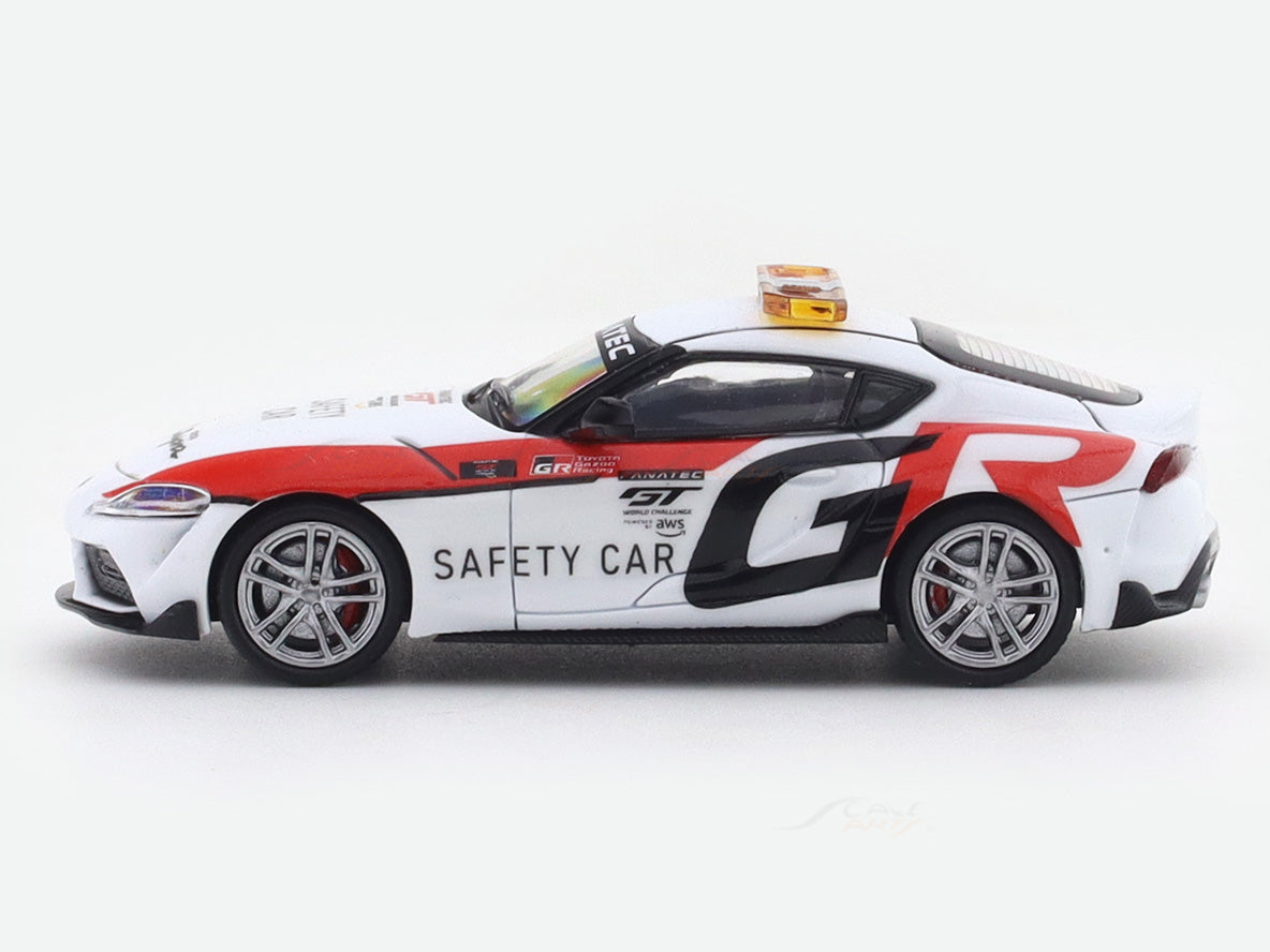 Toyota GR Supra Red Safety car 1:64 Time Micro Diecast Scale Model Car ...