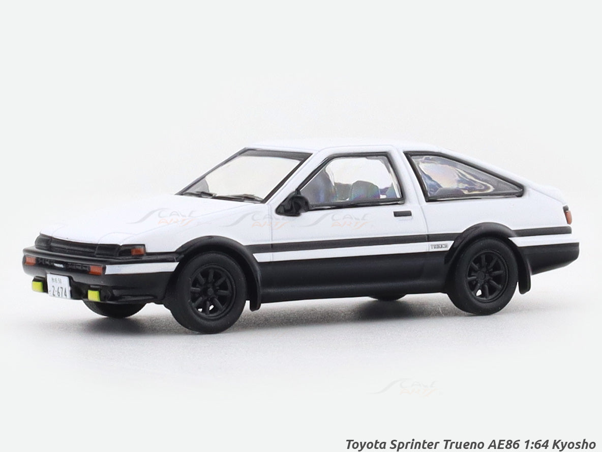 Toyota Sprinter Trueno AE86 1:64 Kyosho licensed diecast scale model ...