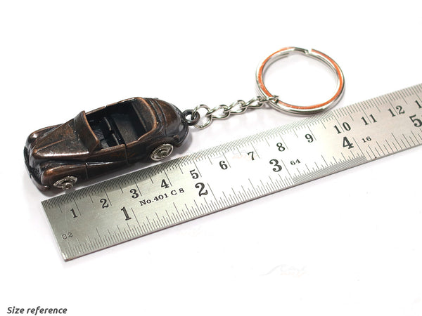 Vintage Car style Metal color metal keyring / keychain | Scale Arts India