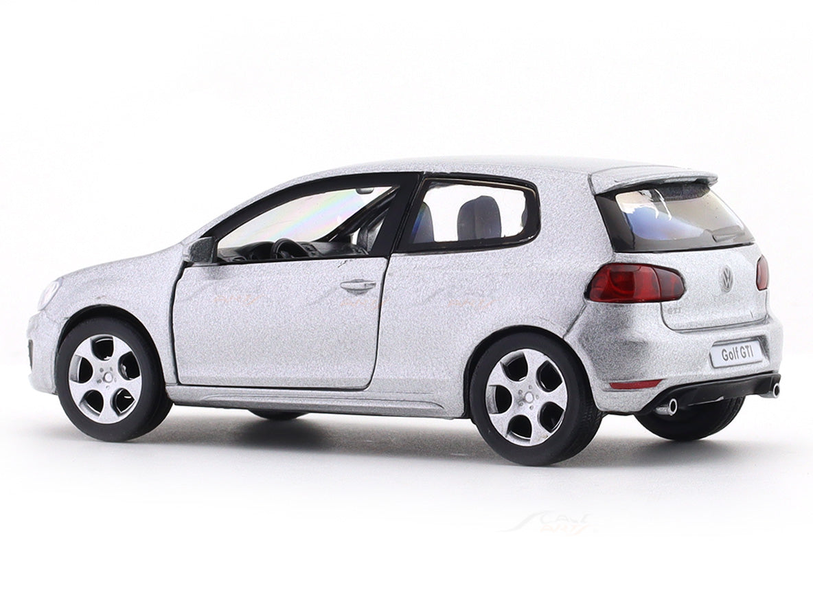 Volkswagen Golf GTi silver 1:33-42 RMZ City licensed pull back car ...