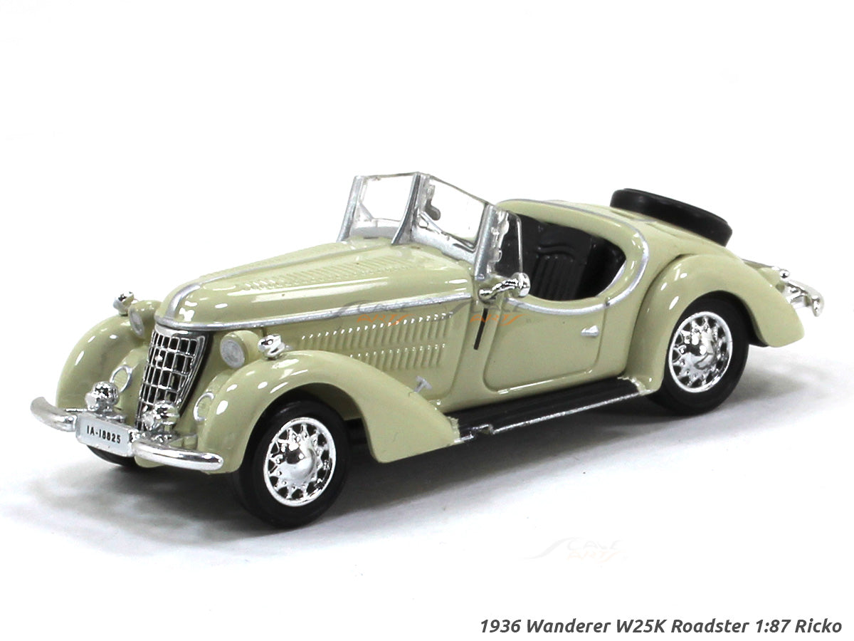 1936 Wanderer W25K Roadster 1:87 Ricko HO Scale Model car | Scale Arts ...