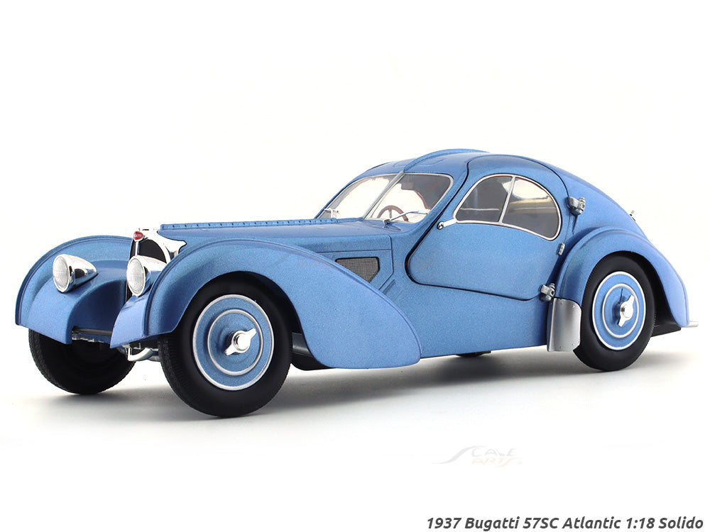 Solido 1:18 1937 Bugatti 57SC Atlantic blue diecast Scale Model ...