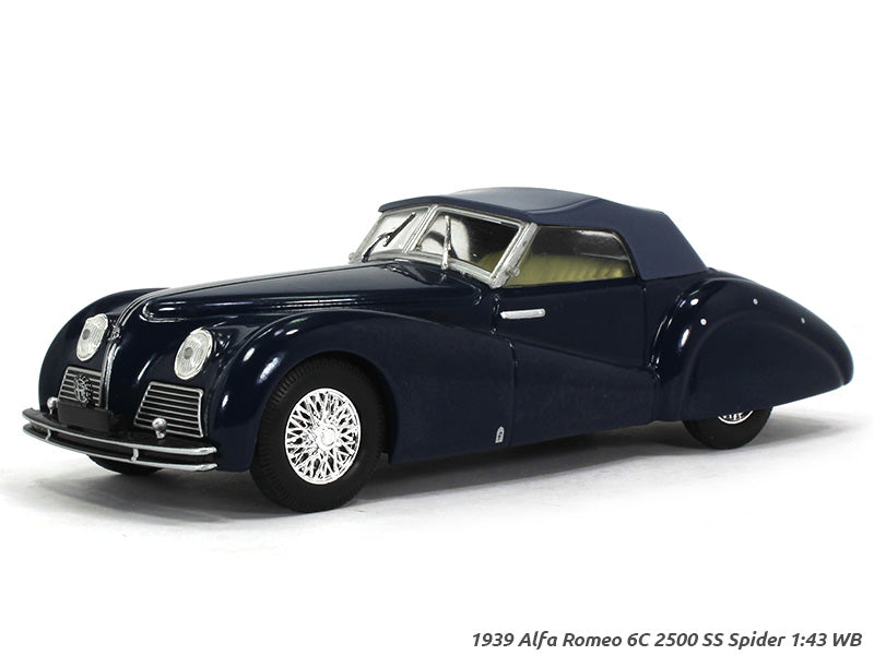1939 Alfa-Romeo 6C 2500 SS Spider 1:43 Whitebox diecast Scale Model Car ...