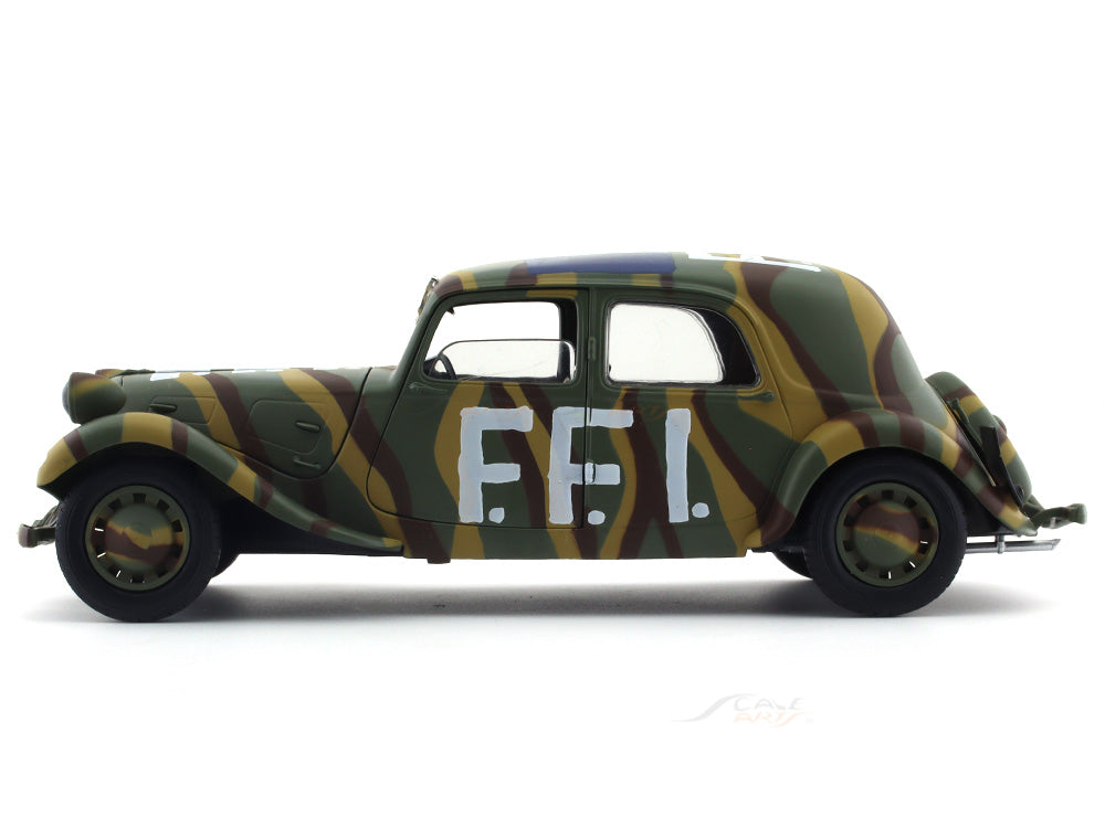 Solido 1:18 1944 Citroen 11B Traction FFI diecast Scale Model ...