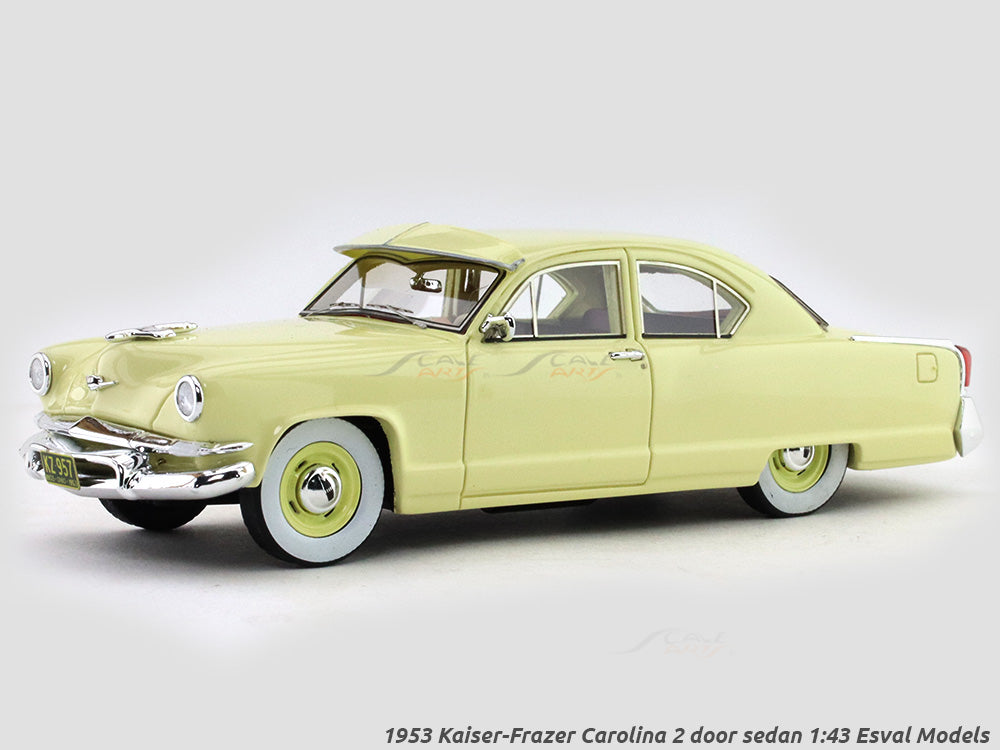 1953 Kaiser-Frazer Carolina 2 door sedan 1:43 Esval Models scale model ...