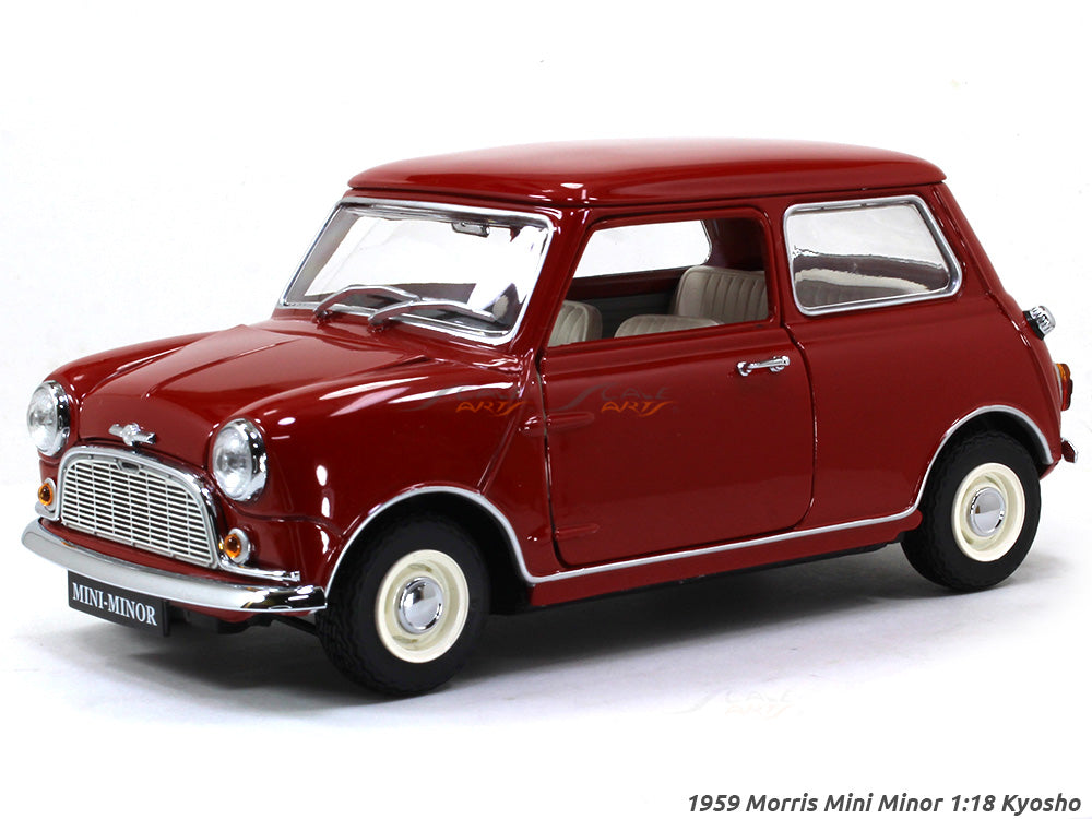 1959 Morris Mini Minor 1:18 Kyosho diecast Scale Model Car | Scale Arts ...
