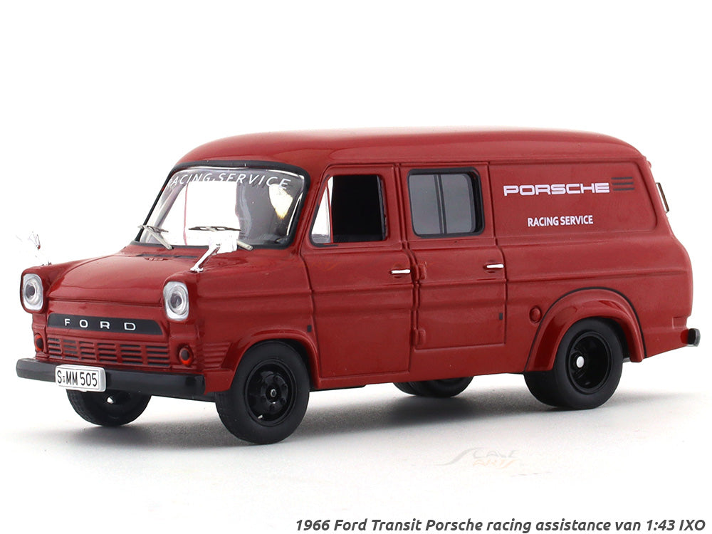 1966 Ford Transit Porsche racing assistance van 1:43 IXO scale model ...