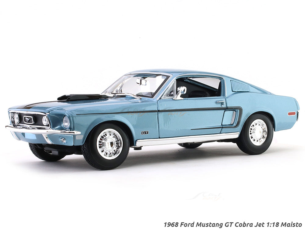 1968 Ford Mustang GT Cobra Jet 1:18 Maisto diecast scale model car ...