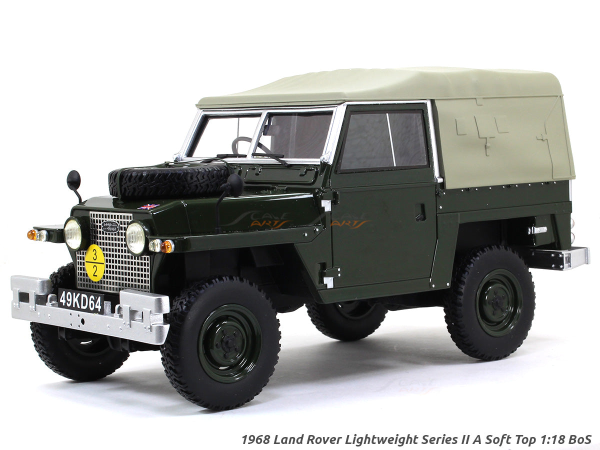 1968 Land Rover Lightweight Series II A Soft Top 1:18 BoS scale model ...