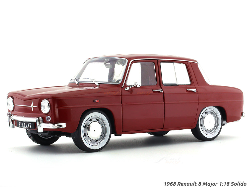 1968 Renault 8 Major red 1:18 Solido diecast Scale Model collectible ...