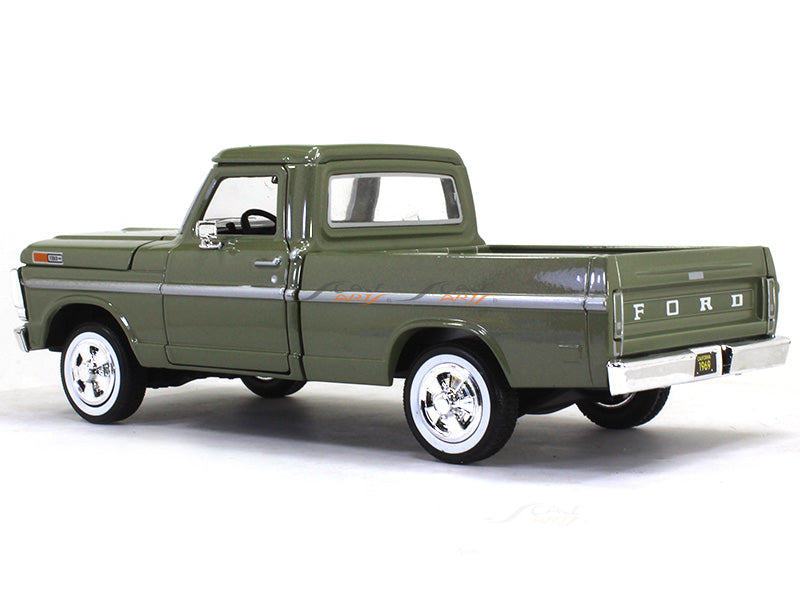 1969 Ford F-100 Pickup 1:24 Motormax diecast scale model car | Scale ...