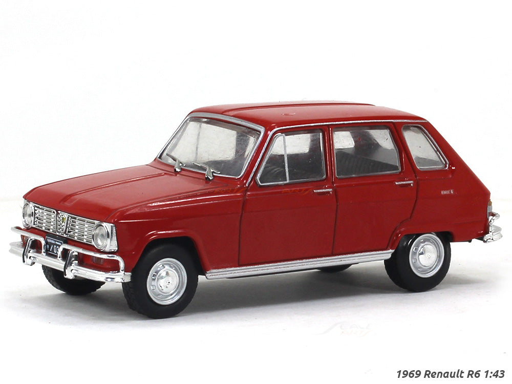 1969 Renault R6 1:43 diecast Scale Model Car | Scale Arts India