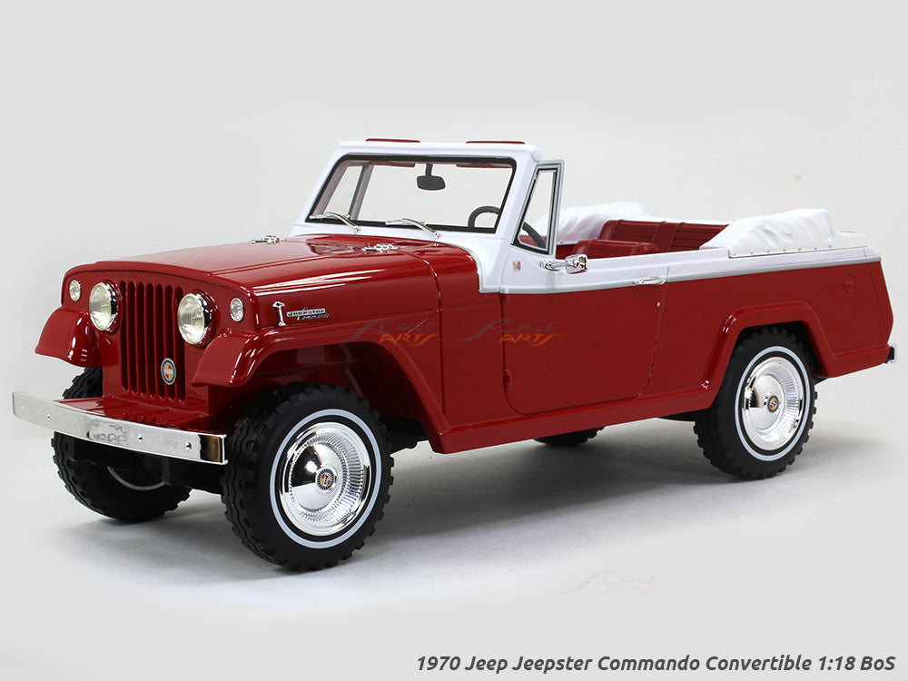 1970 Jeep Jeepster Commando Convertible 1:18 BoS scale model car ...