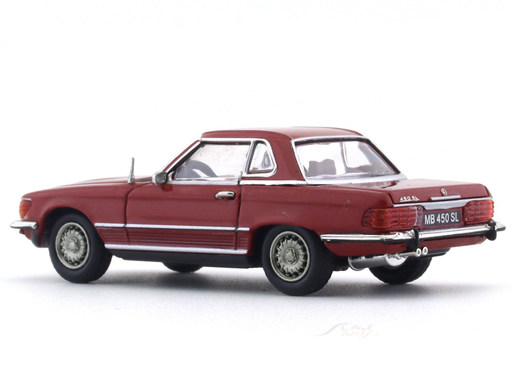 1973 Mercedes-Benz 450SL Roadster red 1:64 GFCC diecast scale model car ...