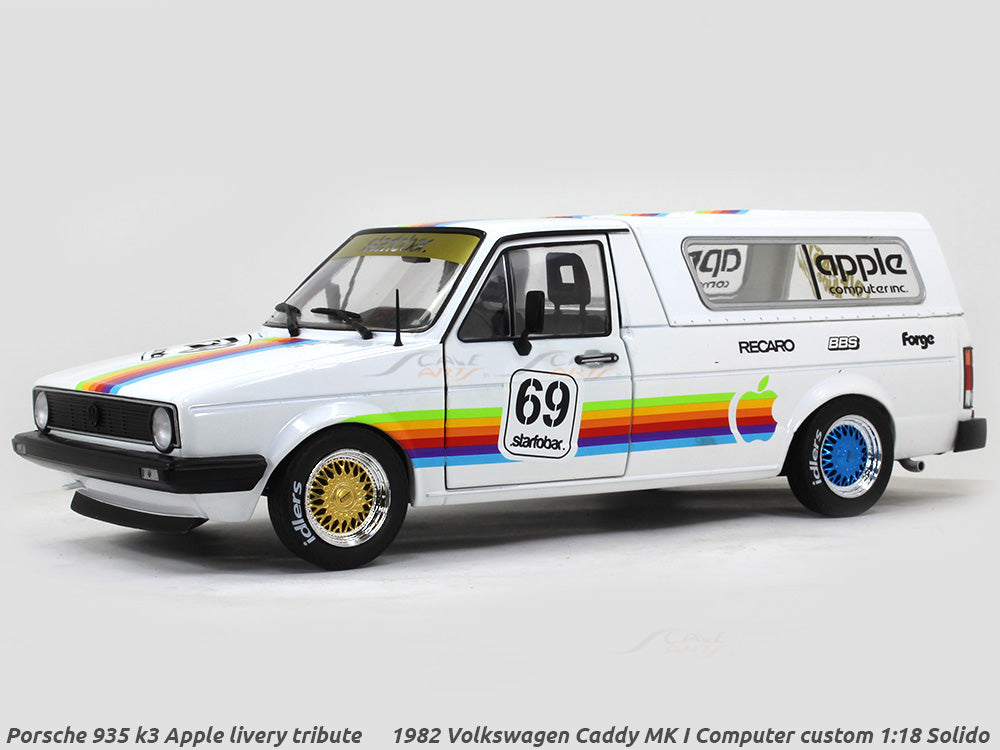 1982 Volkswagen Caddy MK I Computer custom 1:18 Solido diecast Scale ...