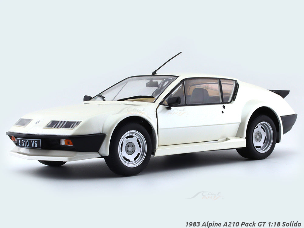 Solido 1:18 1983 Alpine A210 Pack GT pearl white diecast Scale Model ...