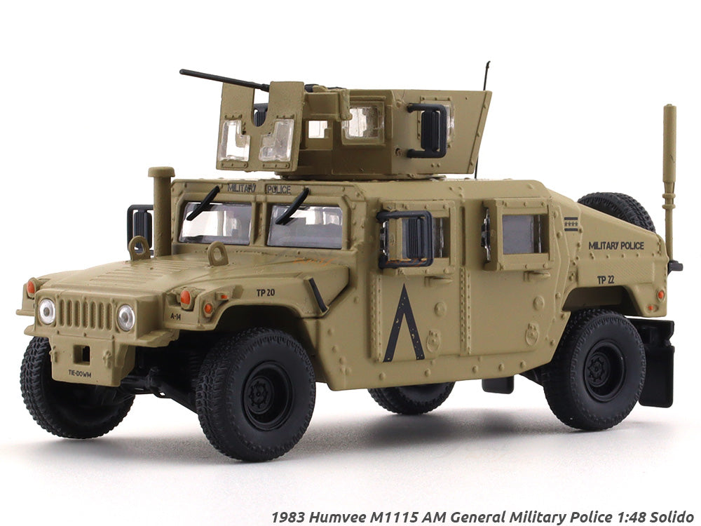 1983 Humvee M1115 AM General Military Police 1:48 Solido diecast Scale ...