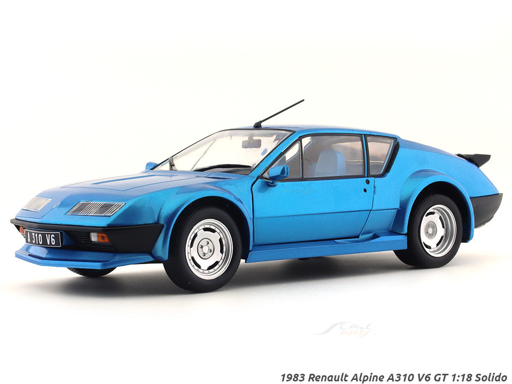Solido 1:18 1983 Renault Alpine A310 V6 GT blue diecast Scale Model ...