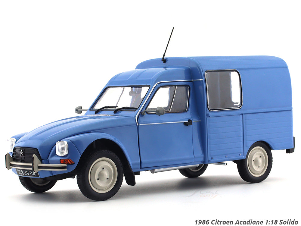 Solido 1:18 1986 Citroen Acadiane Van diecast Scale Model collectible ...