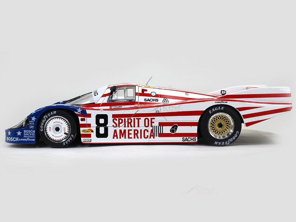 1986 Porsche 956 LH 3rd 24H LeMans 1:18 Solido diecast Scale Model Car ...