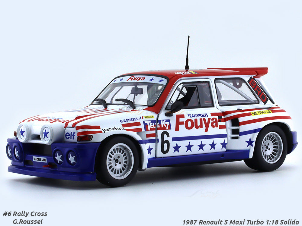 1987 Renault 5 Maxi Turbo 1:18 Solido diecast Scale Model collectible ...