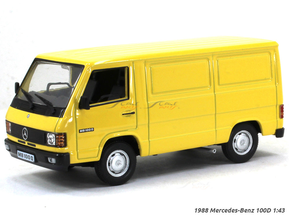 1988 Mercedes-Benz 100D 1:43 1:43 diecast Scale Model van | Scale Arts ...