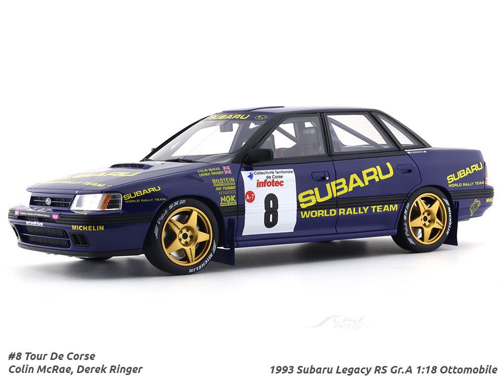 1993 Subaru Legacy RS Gr.A 1:18 Ottomobile Scale Model collectible ...