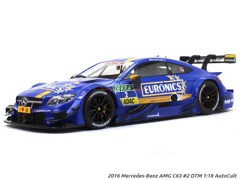 2016 Mercedes-Benz AMG C63 #2 DTM 1:18 AutoCult diecast Scale Model Car ...