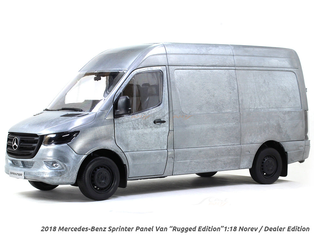 2018 Mercedes-Benz Sprinter Panel Van 'Rugged Edition' 1:18 Norev scale ...