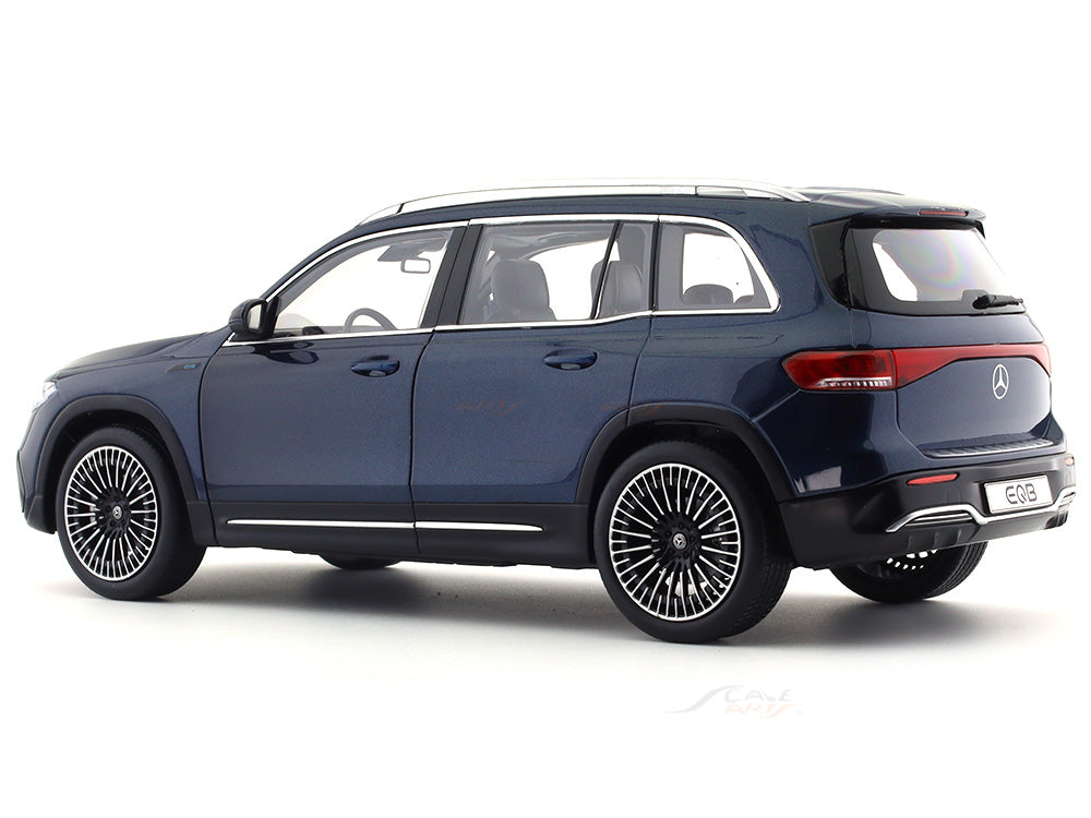 2021 Mercedes-Benz EQB blue 1:18 NZG diecast scale model car ...