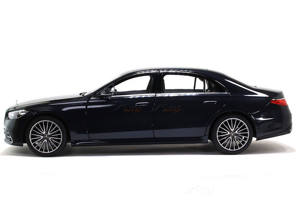 2021 Mercedes-Benz S Class AMG Line W223 blue 1:18 Norev diecast scale ...