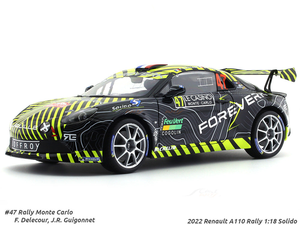 2022 Renault A110 Rally Monte Carlo 1:18 Solido diecast Scale Model ...