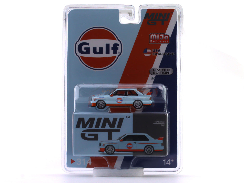 BMW M3 E30 Gulf 1:64 Mini GT diecast scale miniature car | Scale Arts India