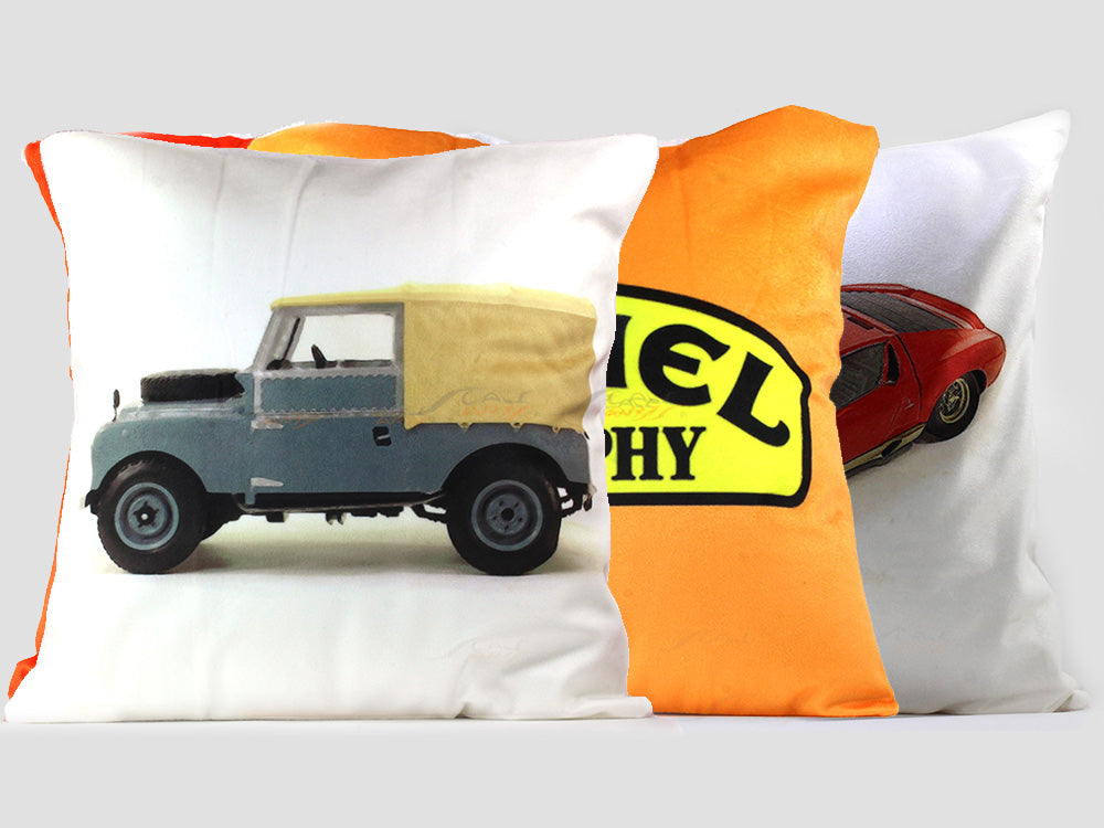 Land Rover Camel Trophy Lamborghini Miura Pillow set of 3 | Scale Arts ...