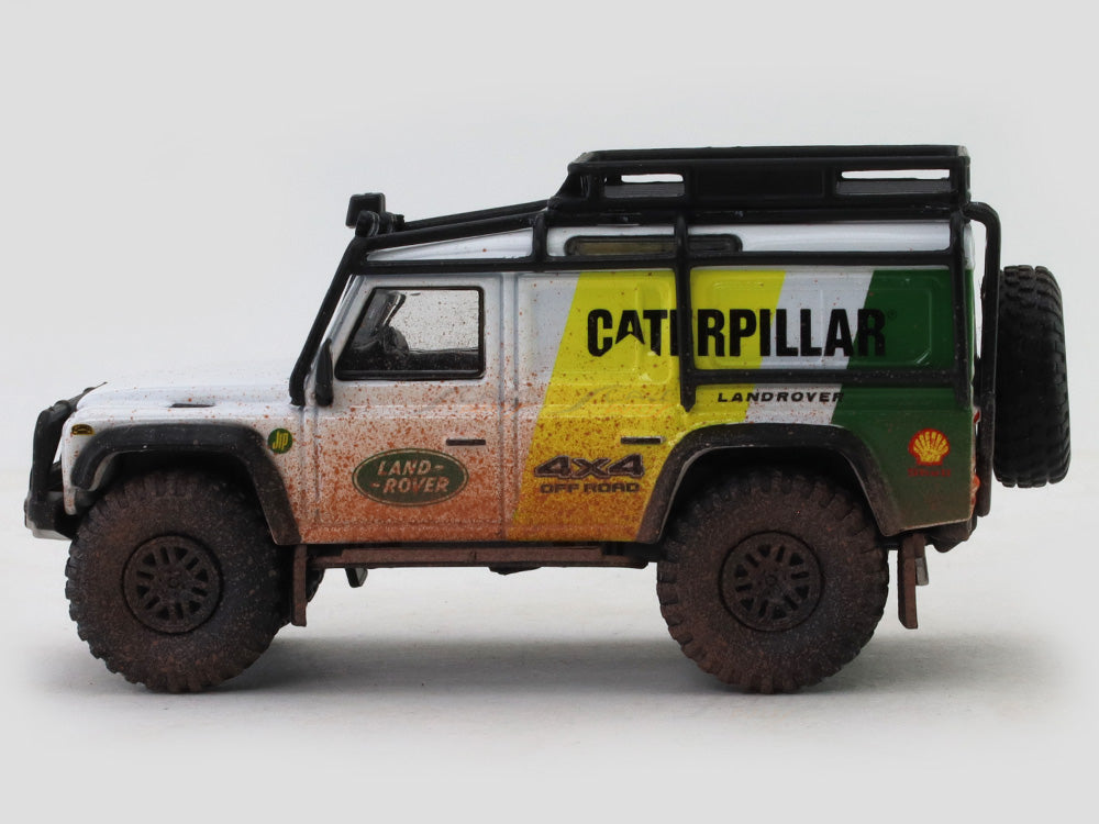 Land Rover Defender 110 Caterpillar dirty 1:64 Master diecast scale ...