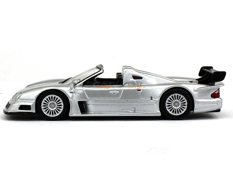 Mercedes-Benz CLK GTR Roadster silver 1:64 Kyosho diecast Scale Model ...
