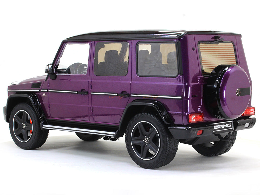 Mercedes-Benz G-Class G63 V8 AMG purple 1:18 iScale diecast scale model ...