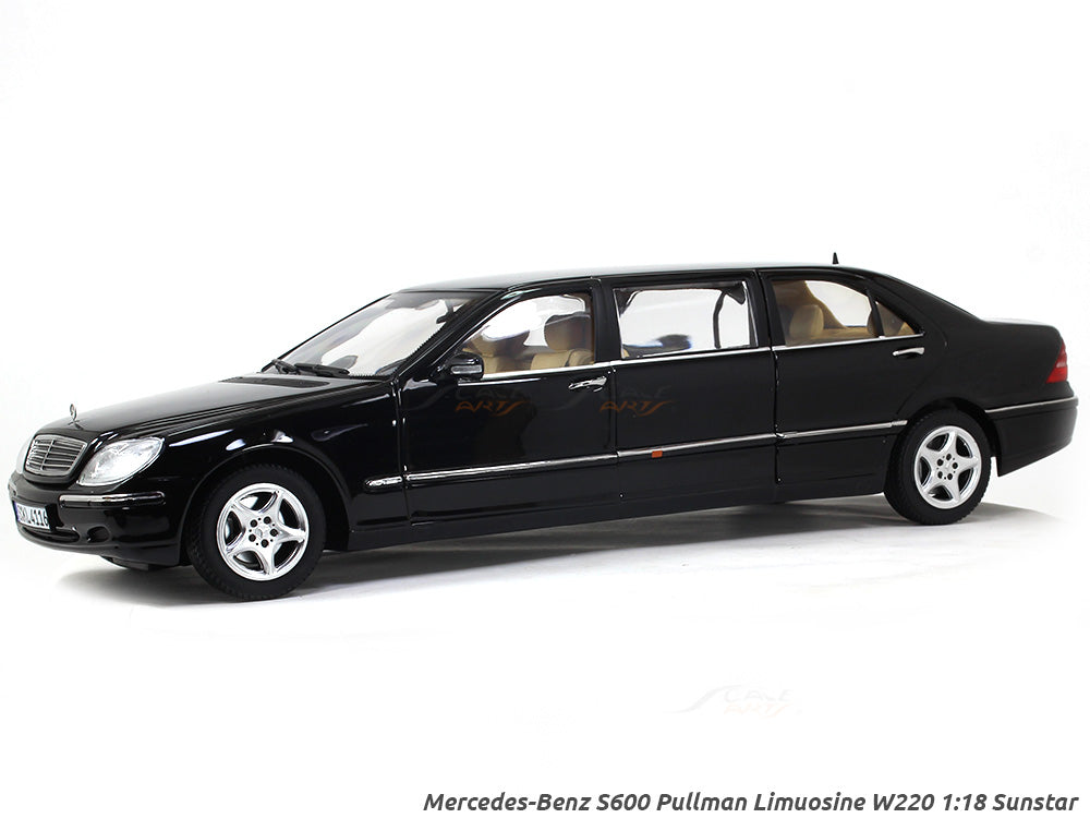 Mercedes-Benz S600 Pullman Limuosine W220 1:18 Sunstar diecast Scale ...
