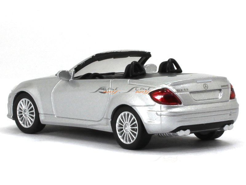Mercedes-Benz SLK 55 AMG silver 1:64 Kyosho diecast Scale Model car ...